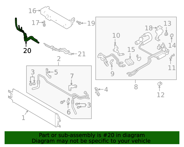 2020-2023 Ford Tube Assembly L1MZ-7G071-M | Blue Springs Ford Parts