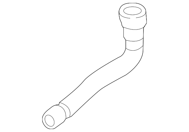 2013-2018 Audi Reservoir Hose 4G0-122-109-F | Audi USA Parts
