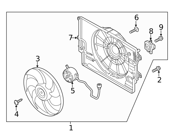 25385-D9000 - Engine Cooling Fan Resistor 2018-2021 Hyundai Kona ...
