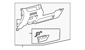 2014-2019 Toyota Highlander Switch Panel 55045-0E060-C1 | Toyota Parts ...