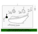 Genuine Signal Lamp Bulb Socket for 2019-2022 Hyundai | Part# 92166 ...
