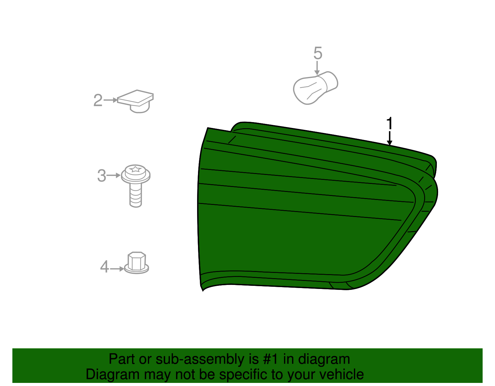 2017-2025 Jeep Compass Lamp 68517558AA | Mopar Parts Canada