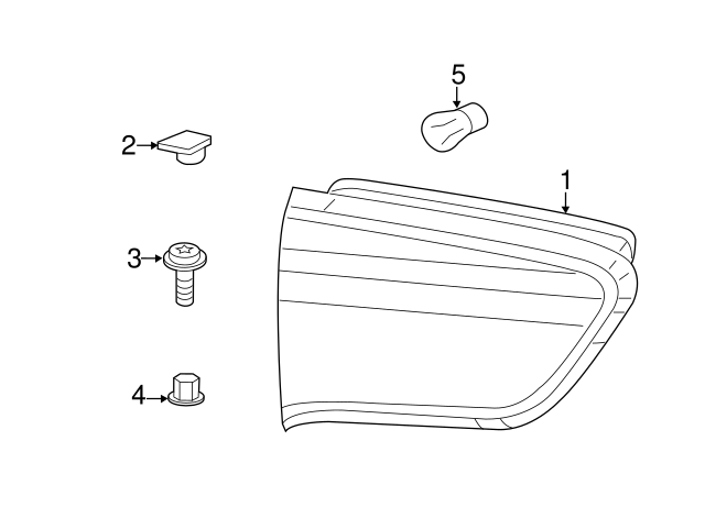 2017-2022 Jeep Compass Backup Lamp Assembly 68517559aa | TascaParts.com