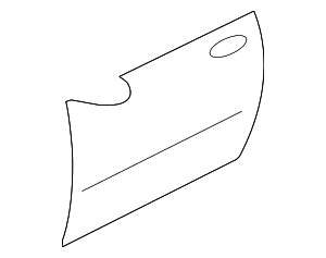 5700B541 - Outer Panel 2011-2024 Mitsubishi Outlander Sport ...