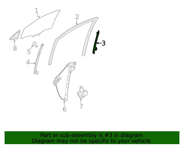 2019-2023 Toyota Guide Channel 67404-0R080 | Toyota Parts Center