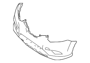 2017-2020 Nissan Rogue Bumper Cover 62022-6FL0H | My Nissan Part