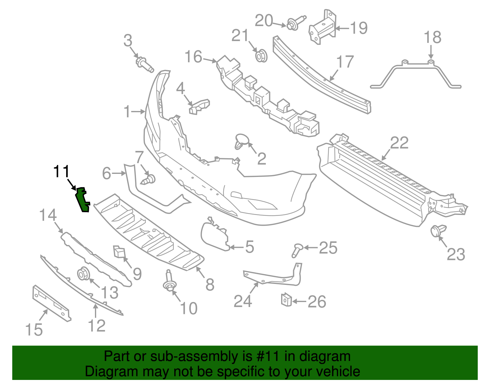 2017-2020 Nissan Rogue Hole Cover 62257-5HK0A | OEM Parts Online