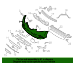 62022-6FL0H | Nissan Fascia-Front Bumper - Genuine OEM | 620226FL0H ...