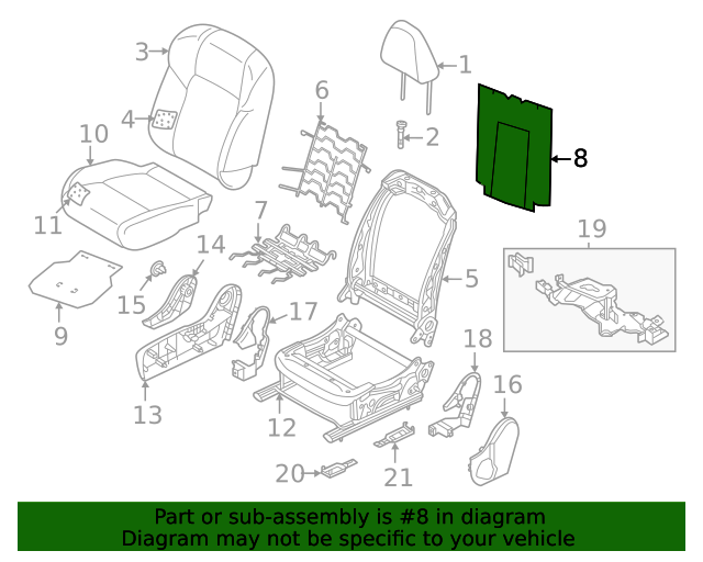87643-6RE1A - Silencer - 2021 Nissan Rogue | Nissan OEM Parts Direct