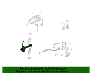 2004-2009 Kia Door Check 79390 2F000 | QuirkParts