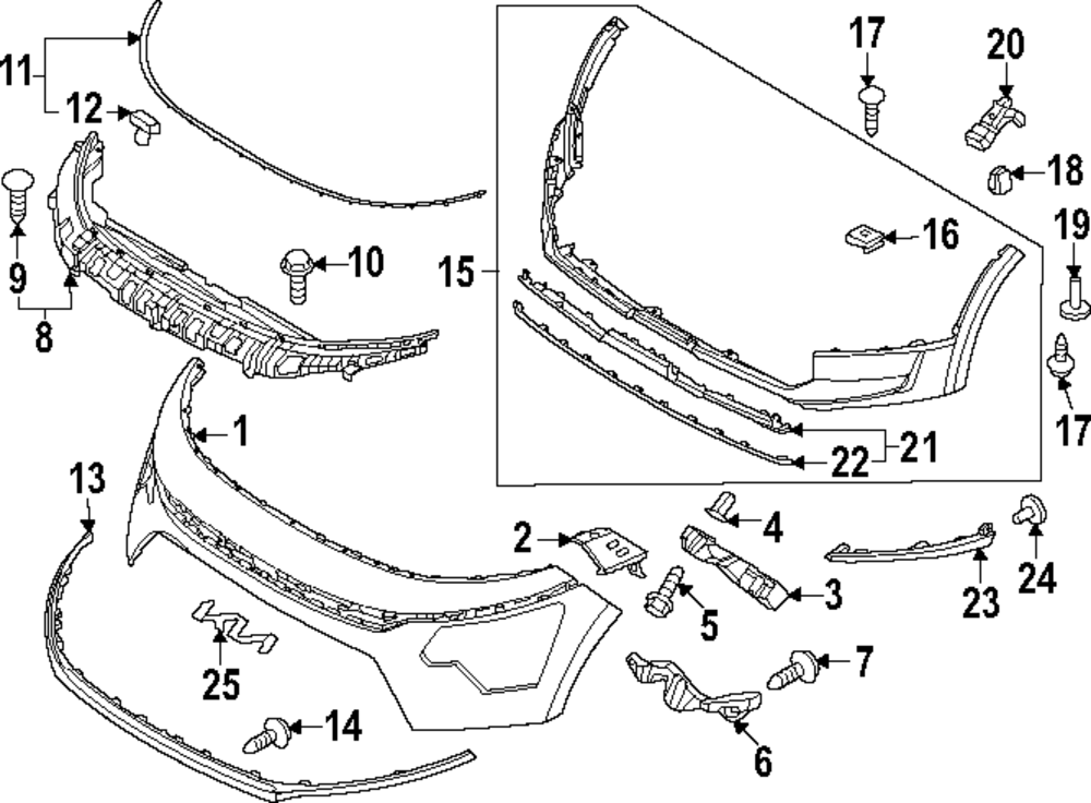 865B5-AT000 - Lower Molding 2023-2025 Kia Niro | Genuine Kia Parts ...