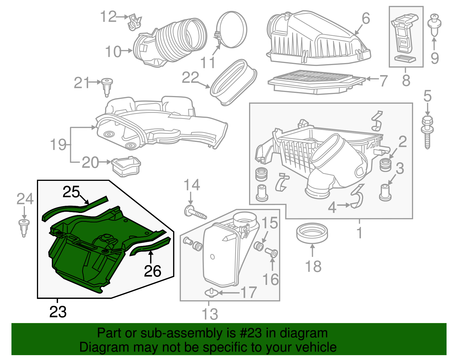 17248-5MR-A00 - Air Guide 2018-2024 Honda Odyssey | Honda Parts Online