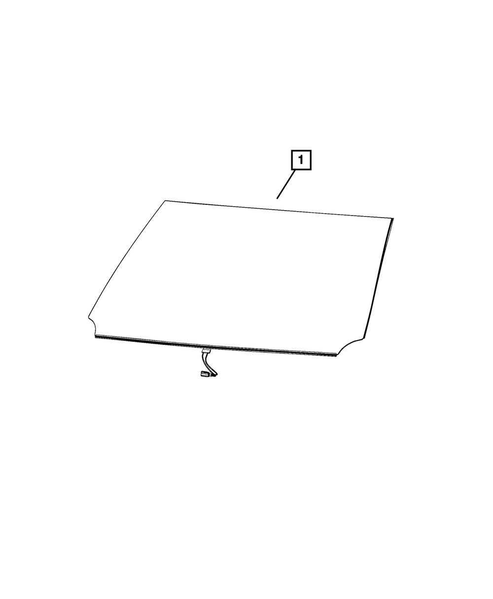 2017-2021 Jeep Compass Windshield 55112752AD | Mopar eStore