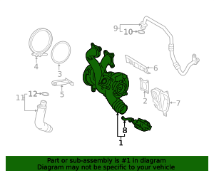 Genuine OEM BMW Exhaust Manifold Part# 11657934386 Fits 2019-2023 BMW ...