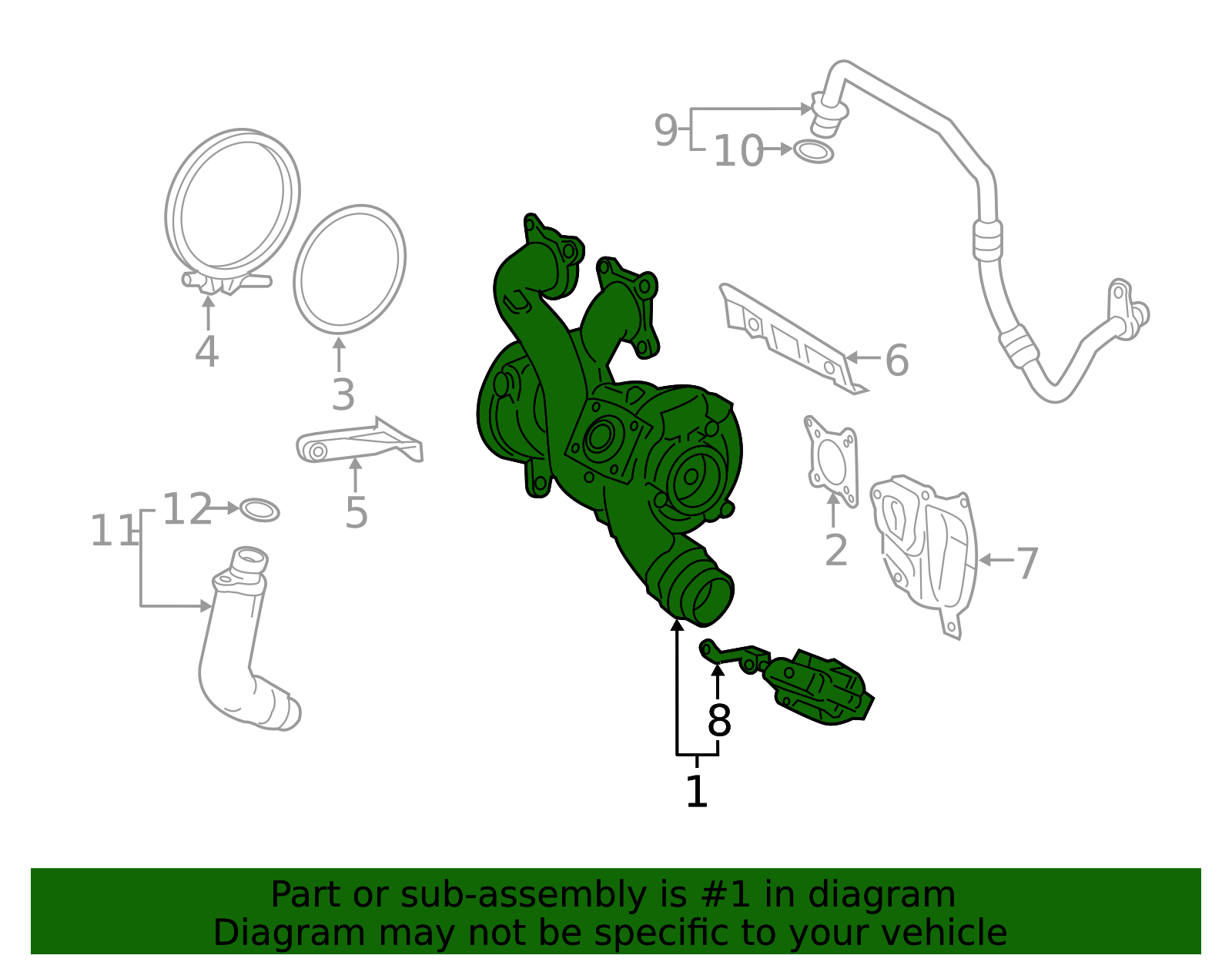 11-65-7-934-386 - 2019-2024 BMW - Turbocharger | BMWPartsHub
