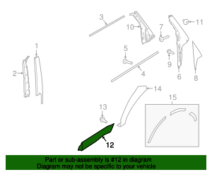 Genuine Side Molding for 2014-2017 Land Rover Range Rover Sport | Land ...