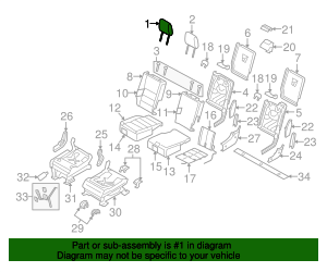 2010-2016 Land Rover LR4 Headrest, Outer LR011449 | OEM Parts Online
