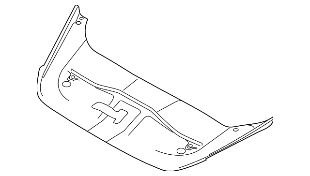2015-2018 Porsche Cayenne Radiator Support Access Cover 958-556-806-20 ...