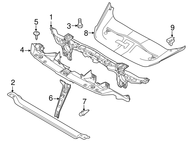2011-2018 Porsche Cayenne Lock Support 958-505-799-11 | Porsche Marin