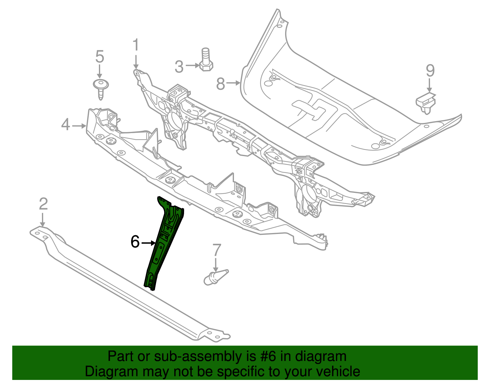 2011-2018 Porsche Cayenne Lock Support 958-505-799-01 | Gaudin Porsche ...