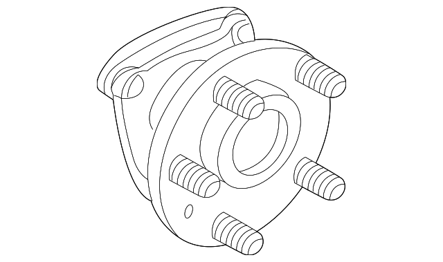2003-2011 Cadillac Front Wheel Hub and Bearing Assembly with Wheel ...