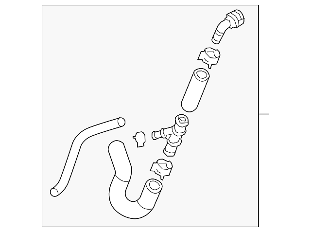 2019 Audi TT Quattro Radiator Coolant Hose 5Q0-122-101-GS | Audi USA Parts