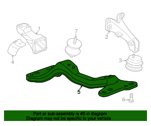 23701136498 - 1992-2001 BMW Trans Cross-Member (23-70-1-136-498) | BMW ...