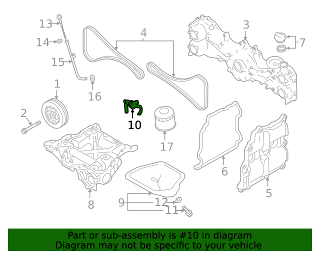 2018-2020 Subaru Crosstrek Oil Level Sensor 11136AA190 | Subaru Parts Store