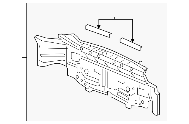 66100-T2F-A00ZZ - Panel Rear - 2013-2017 Honda Accord | Honda Factory Parts