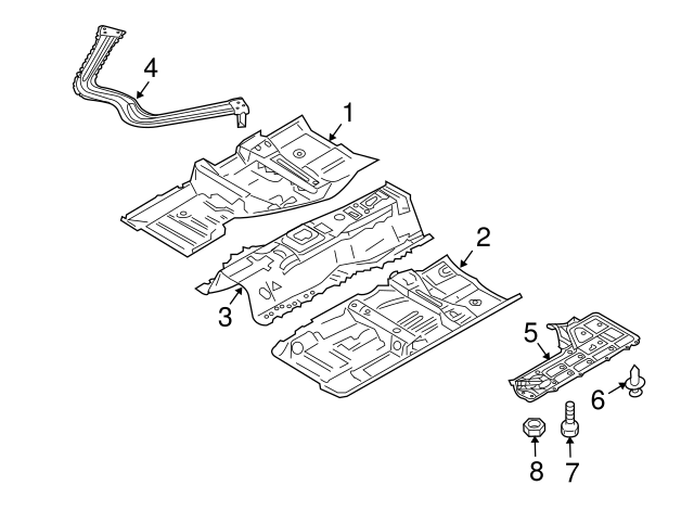 2009-2023 Nissan Floor Cover 74815-1EA0A | Nissan Parts Plus