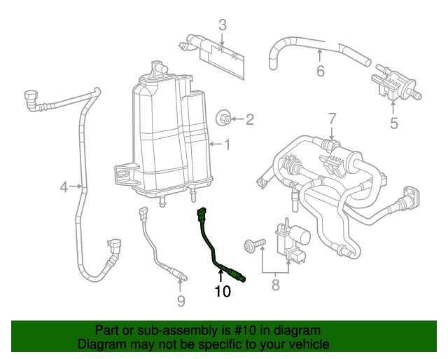 2011-2021 Fiat Oxygen Sensor 5149180AA | TascaParts.com