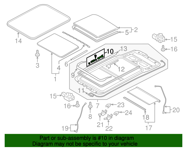 2009-2020 Audi Air Deflector Repair Kit 8K9-898-671 | OEM Parts Online