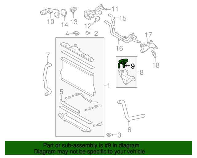 2008-2013 Toyota Highlander Reservoir Cap 16405-0P060 | Toyota Parts Center