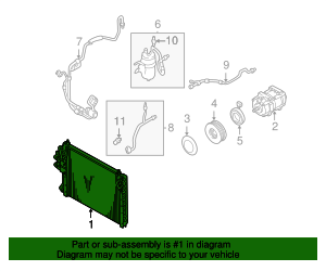 2001-2004 Mazda Tribute A/C Condenser EC02-61-480D | OEM Parts Online
