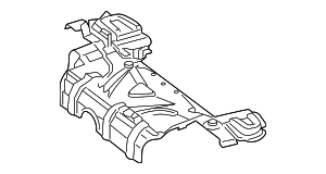 2014-2019 Mercedes-Benz Heat Shield 246-682-01-71-28 | MB OEM Parts