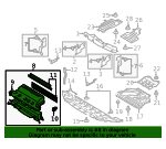 GV4Z-8475-A - Radiator Shutter Assembly 2017-2019 Ford Escape | Ford ...