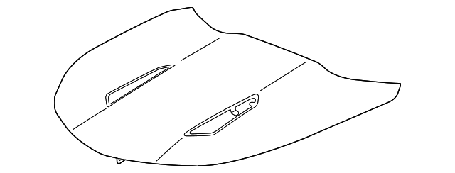 2016-2018 Chevrolet Camaro Hood 84149361 GM | GMPartsDirect.com