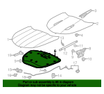 2016-2018 Chevrolet Camaro Hood Insulator 84063764 GM | GMPartsDirect.com