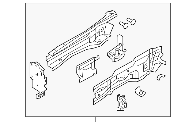 2016-2021 Mazda CX-3 Rail Assembly D10E-53-31XB | QuirkParts