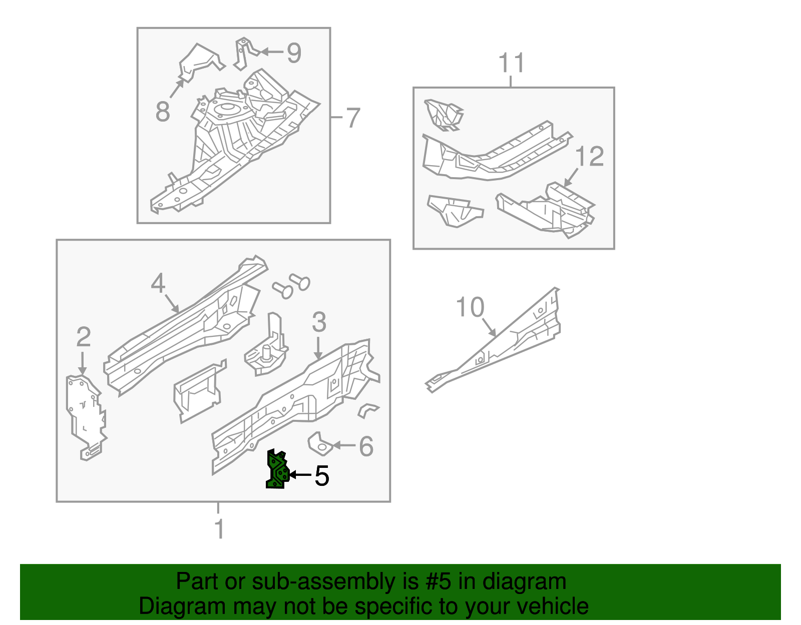 D10E-53-12X - Front Bracket - 2016-2021 Mazda CX-3 | Mazda Swag