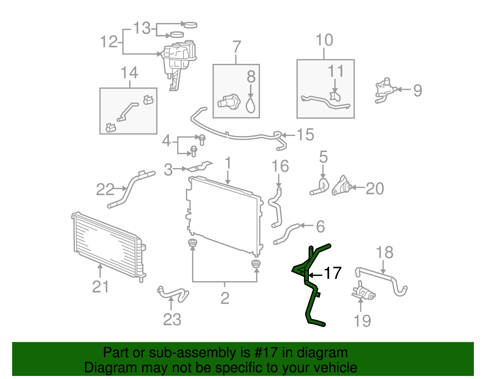 2005-2008 Mazda Tribute HVAC Heater Hose EF95-61-24XA | OEM Parts Online
