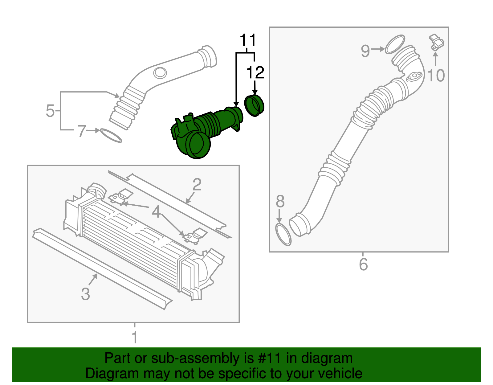 13717605638 - 2012-2018 BMW Air Inlet Tube (13-71-7-605-638) | BMW of ...