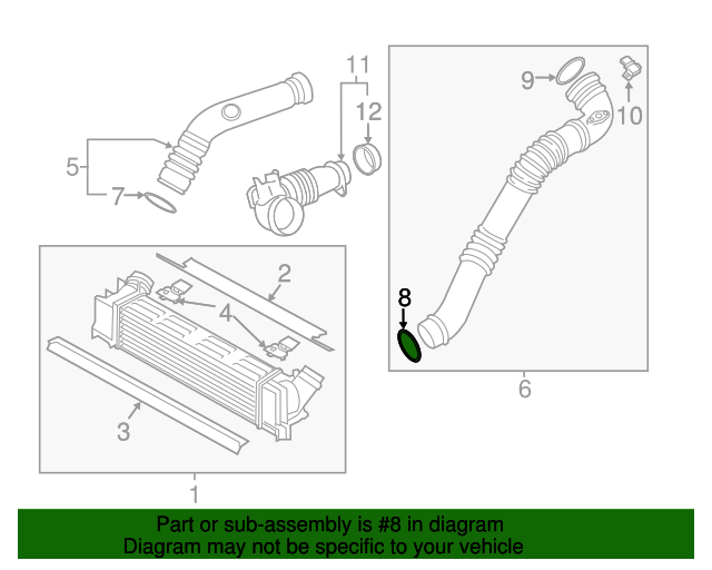 11-61-8-506-782 - Duct O-Ring - 2012-2018 BMW | Buy BMW Parts Now