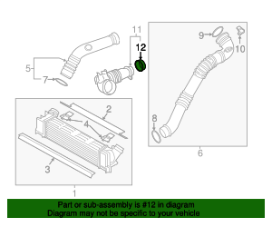 13717599291 - 2012-2018 BMW Air Inlet Tube Gasket (13-71-7-599-291 ...