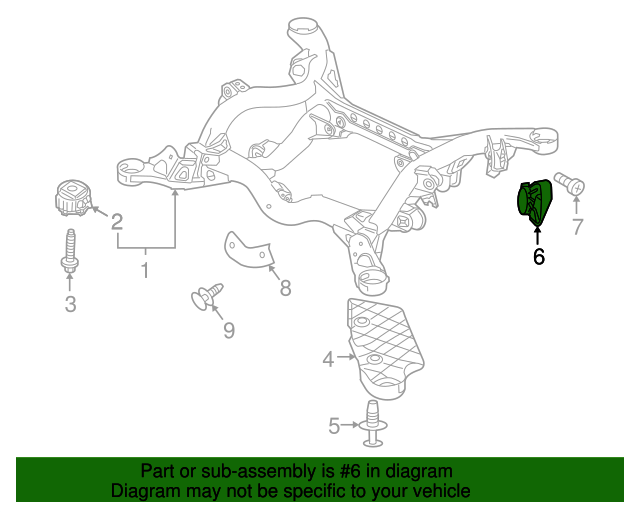 7L0-616-101-A - Rear Shield 2007-2015 Audi Q7 | Audi OEM Parts