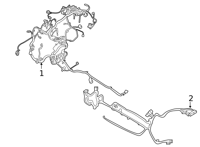2017-2018 Porsche Macan Engine Harness 95B-971-074 | Sunset Porsche Parts