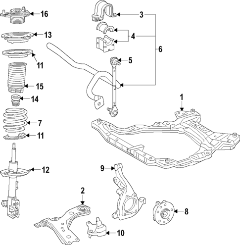 Front Suspension for 2024 Lexus NX250 | OEM Parts Online