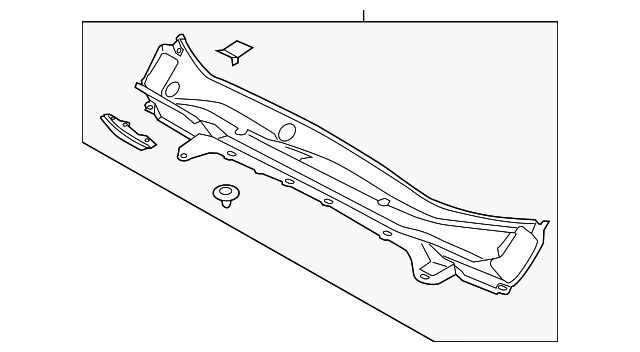 2018-2024 Subaru Cowl Grille 91419FL051 | Subaru Parts Store