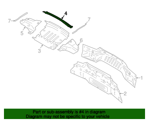 2015-2023 Ford Mustang Package Tray FR3Z-7640310-C | AutoNationParts.com