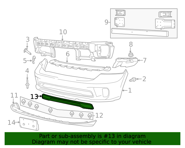 2013-2023 Ram Panel 68207015AA | Mopar Parts Canada